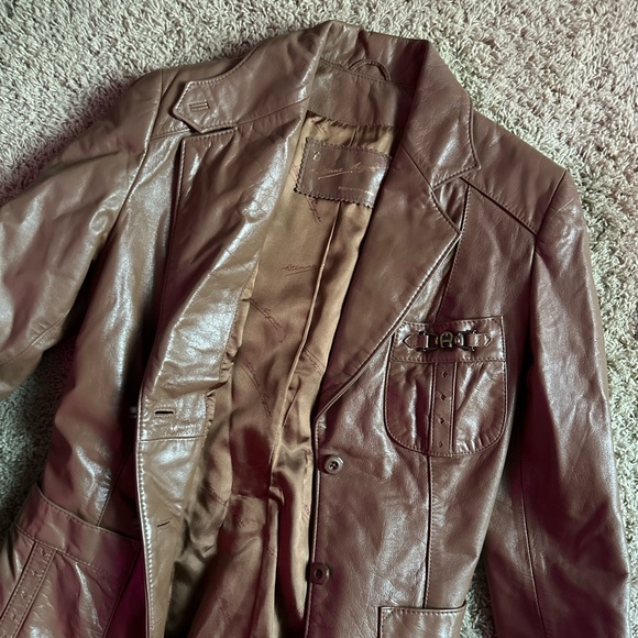 Etienne Aigner | Jackets & Coats | Womens Leather Jacket Dont Miss Out ...
